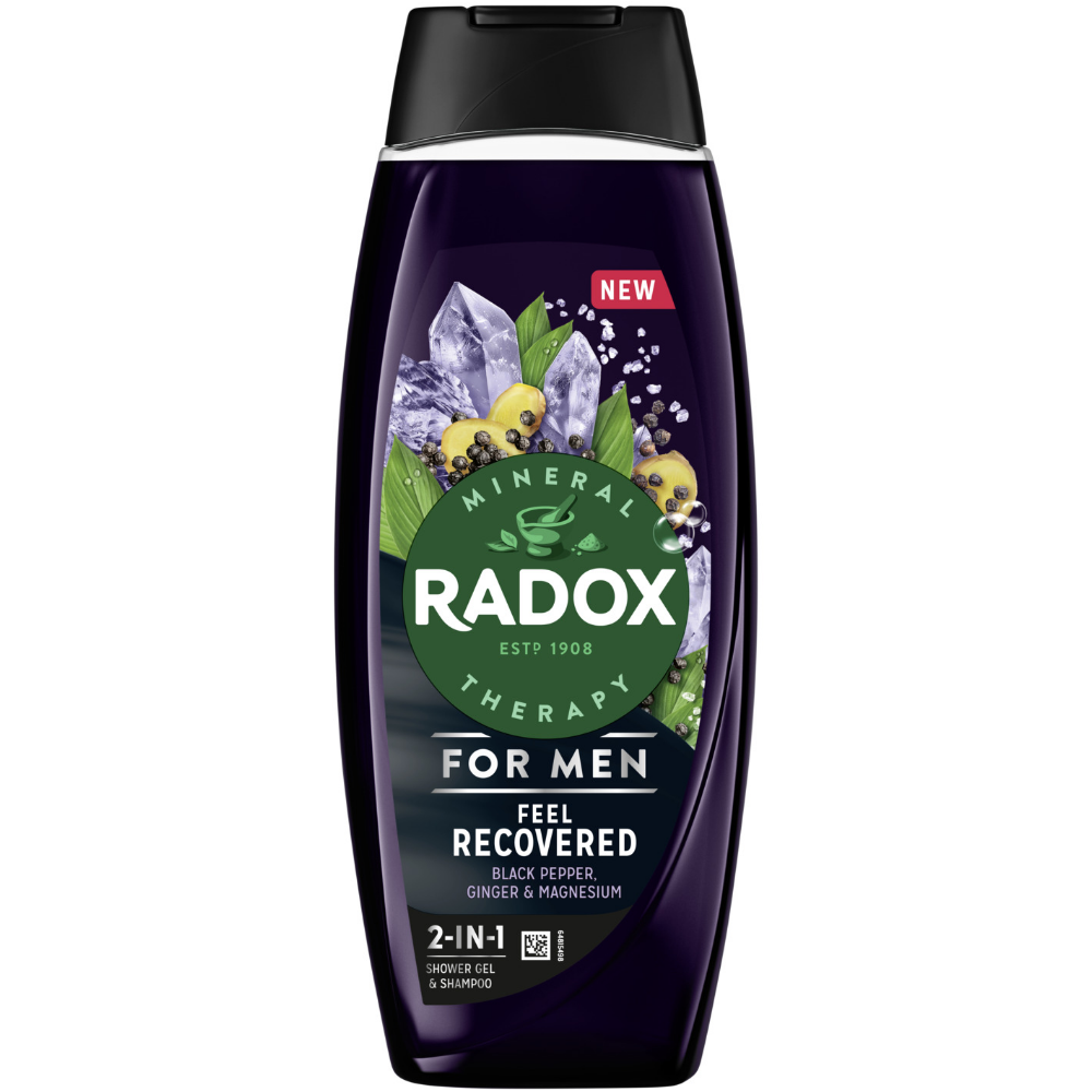 Radox Men 2-In-1 Shampoo & Shower Gel Feel Recovered 450ml – Justmylook