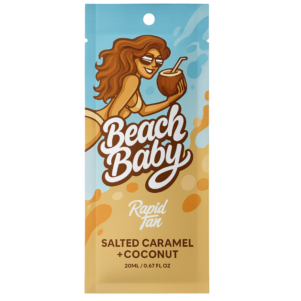 Rapid Tan Beach Baby Salted Caramel & Coconut Tanning Accelerator Sach ...