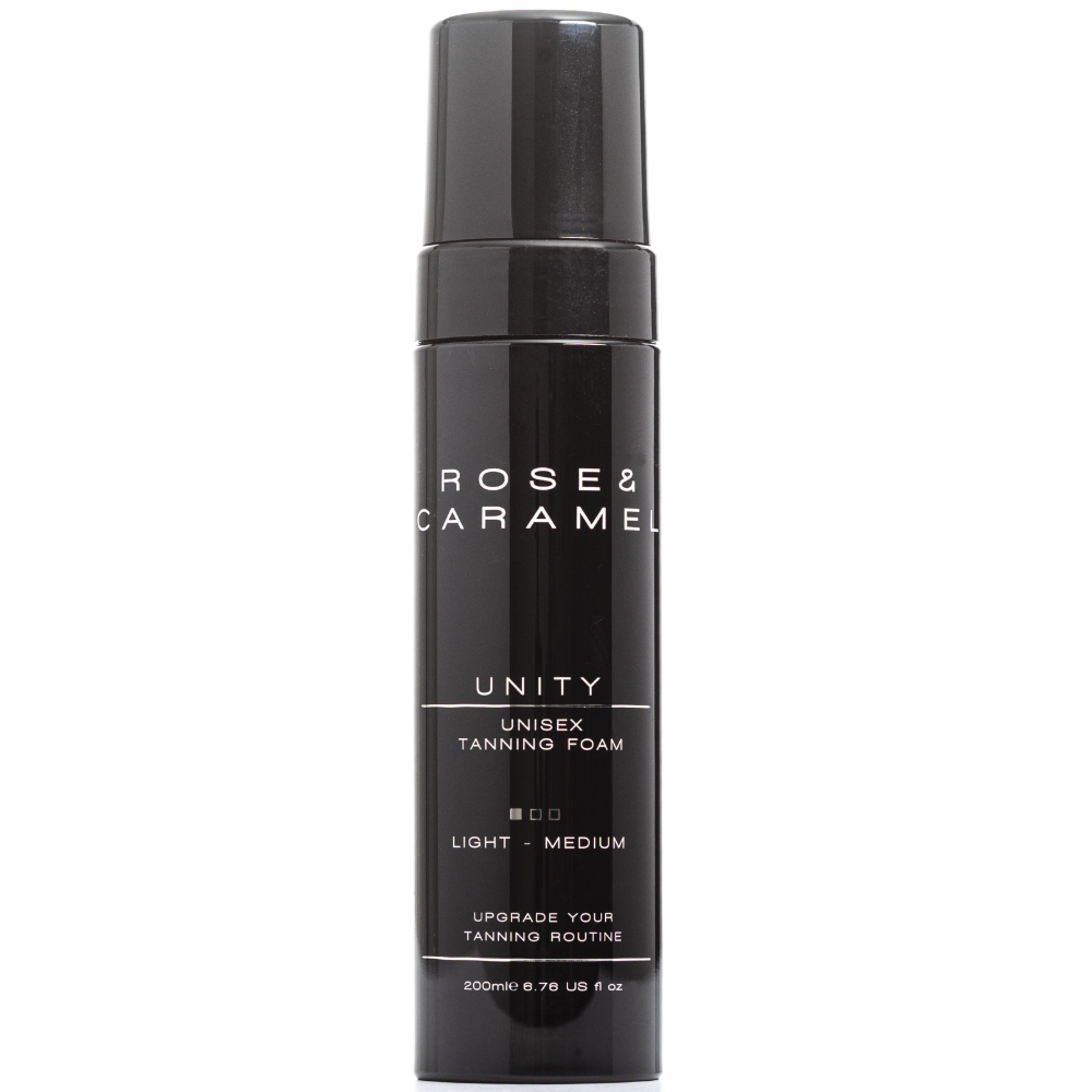 Rose & Caramel Unity Unisex Light-Medium Unisex Tanning Foam 200ml ...