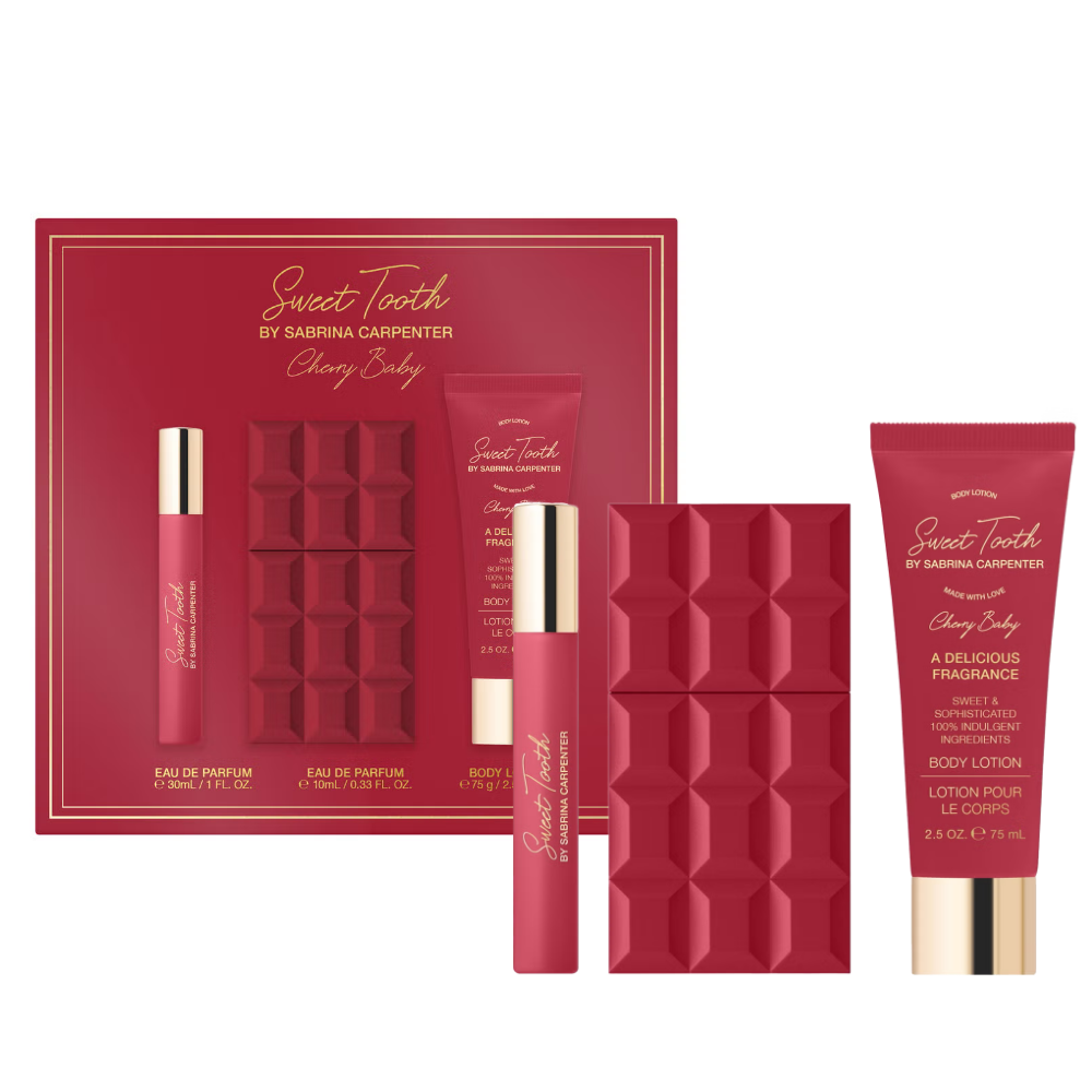 Sabrina Carpenter Sweet Tooth Cherry Baby Eau De Parfum Gift Set 30ml ...