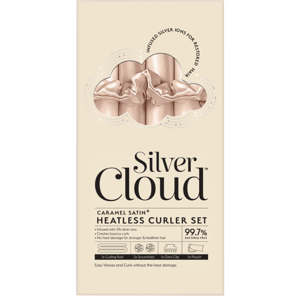 Silver Cloud Heatless Curlers Set Caramel – Justmylook
