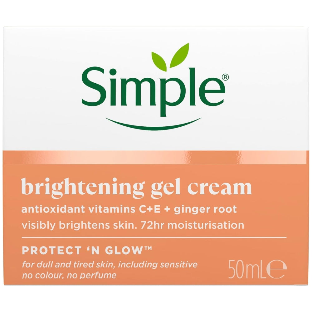 Simple Protect 'N' Glow 72H Brightening Gel Cream 50ml – Justmylook