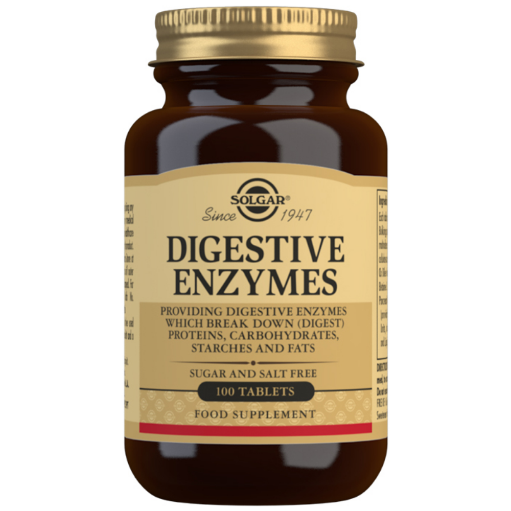 Solgar Digestive Enzymes 100 Tablets – Justmylook