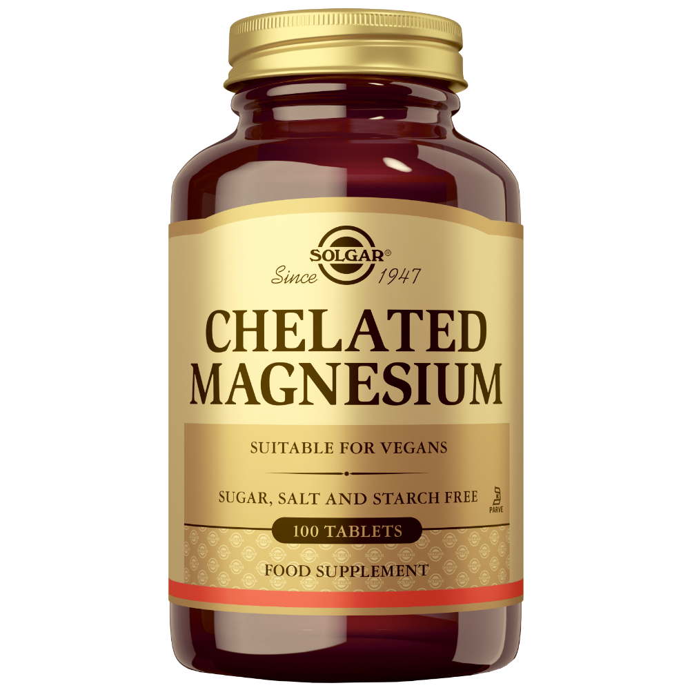 Solgar Chelated Magnesium 100 Tablets – Justmylook