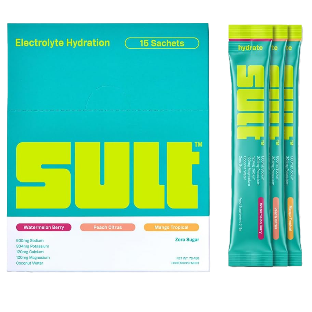 SULT Electrolyte Hydration Powder Supplement Variety Pack x15 – Justmylook