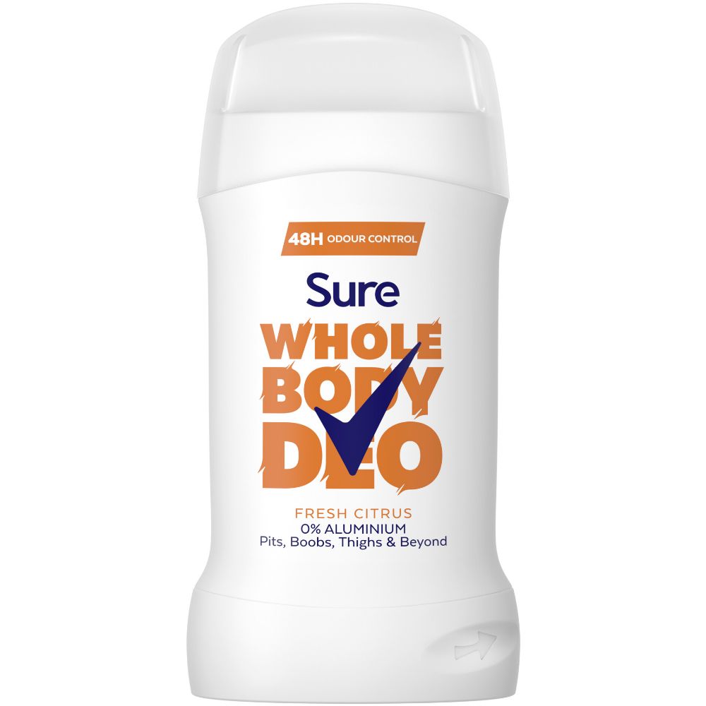 Sure Whole Body Deo 48h Fresh Citrus Deodorant Stick 50ml – Justmylook