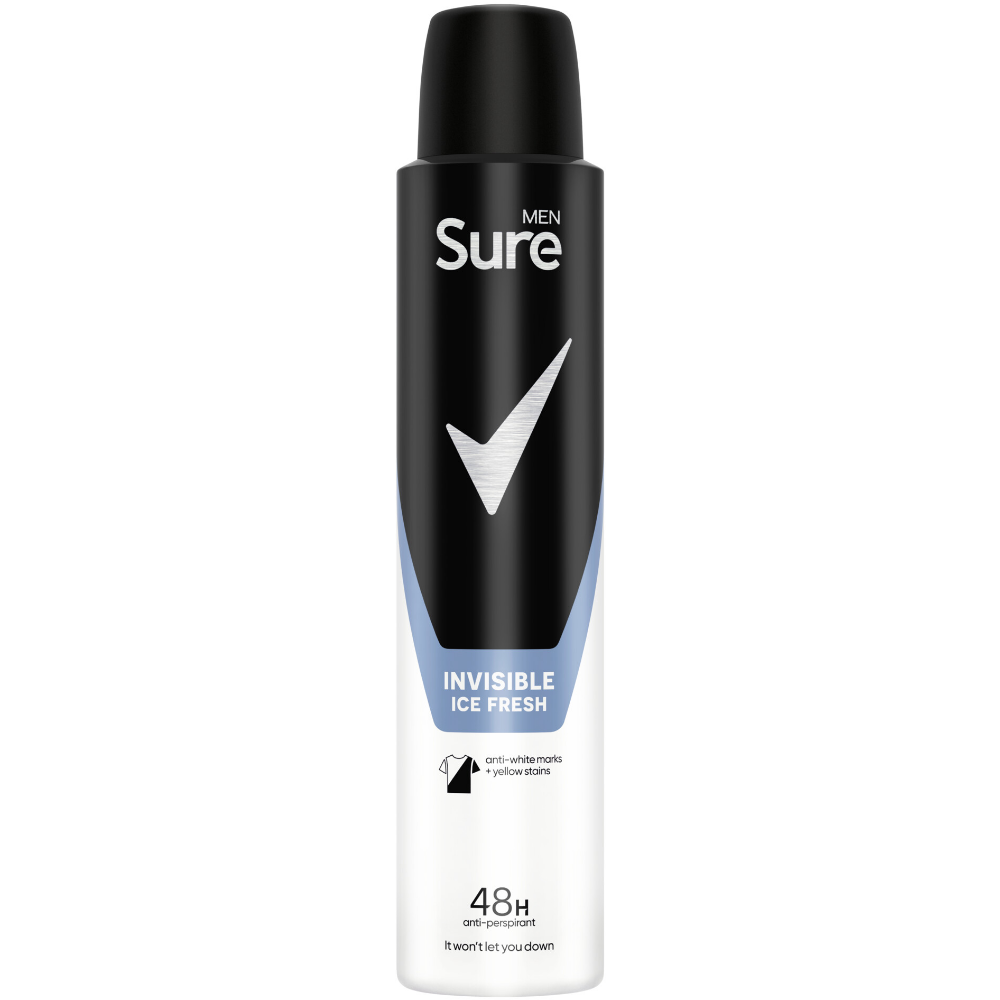 Sure Men Essential Protection 48h Invisible Ice Fresh Anti-Perspirant ...