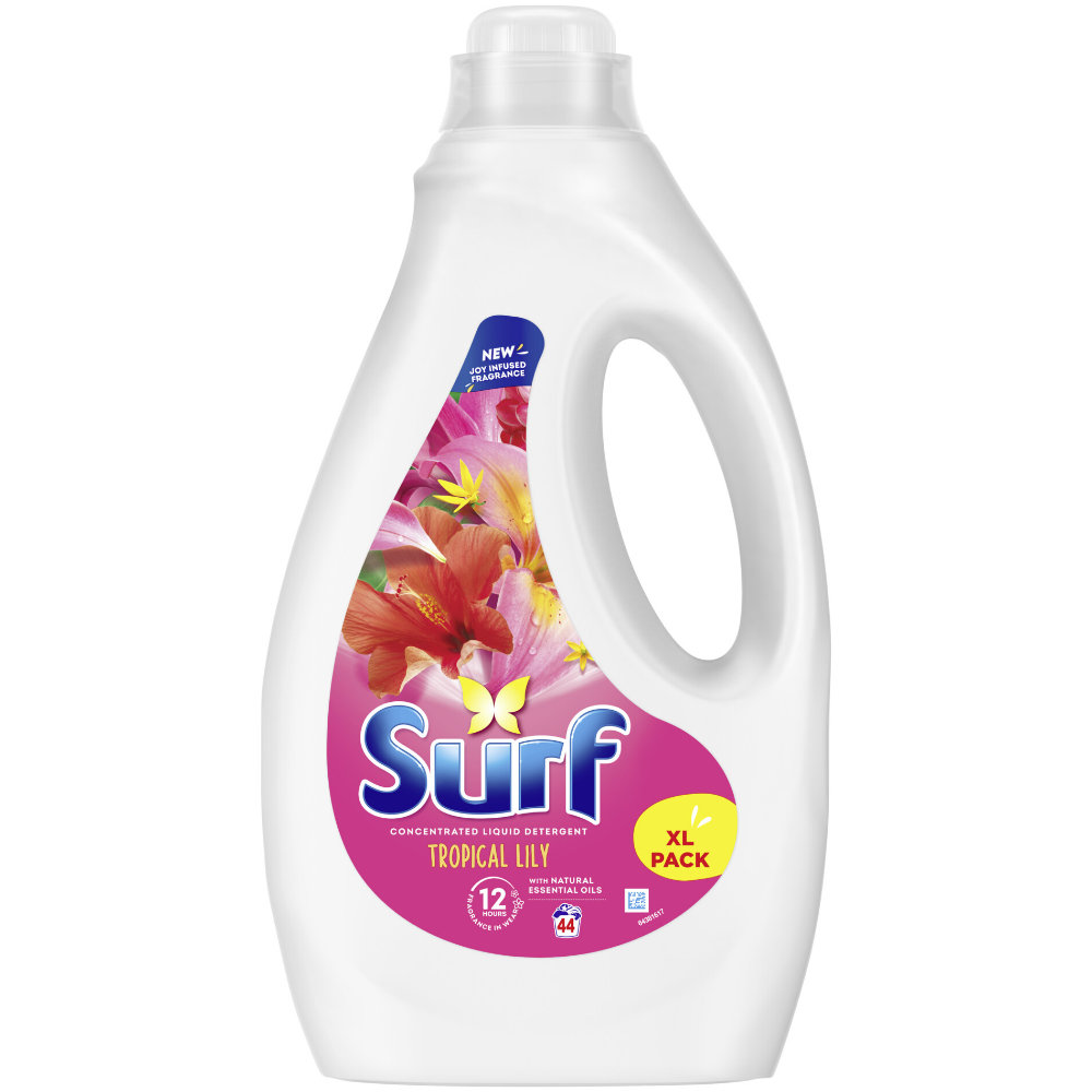 Surf Tropical Lily Concentrated Liquid Laundry Washing Detergent 44 Wa ...
