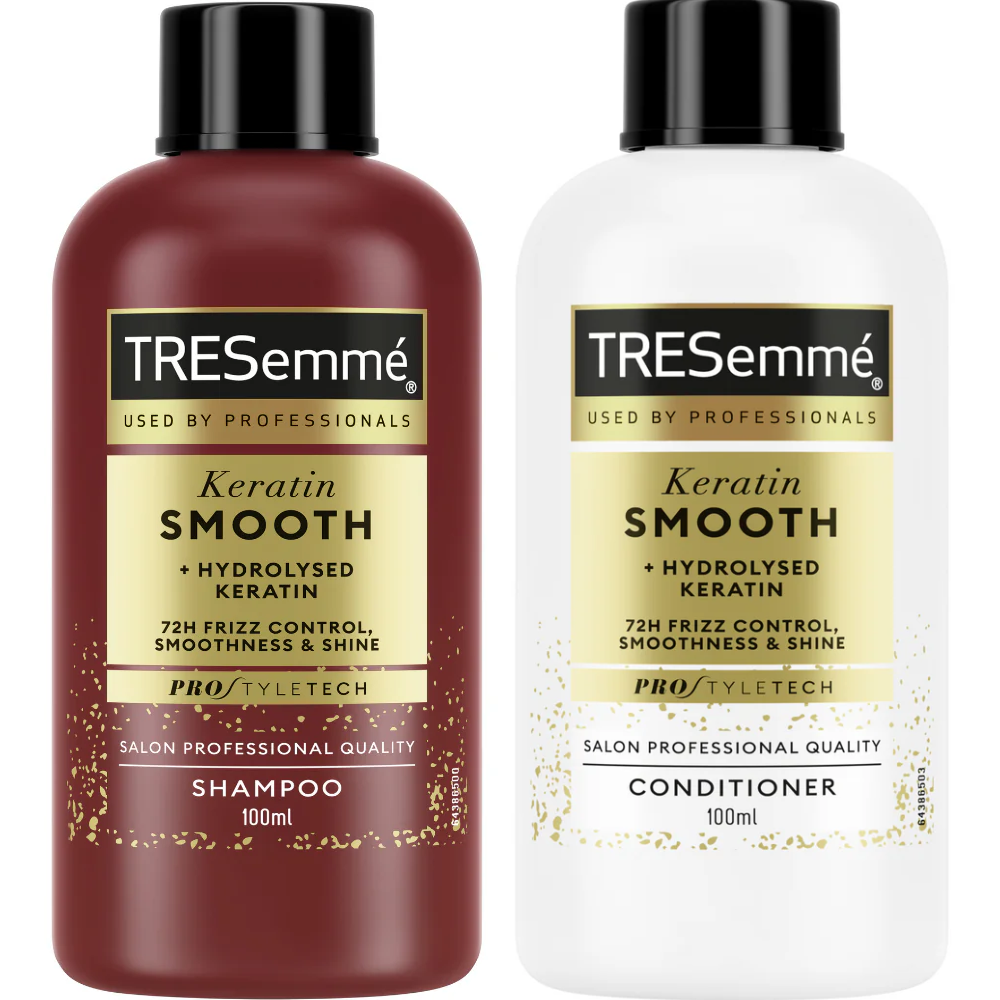 TRESemme Keratin Smooth Shampoo & Conditioner Twin 2 x 100ml – Justmylook
