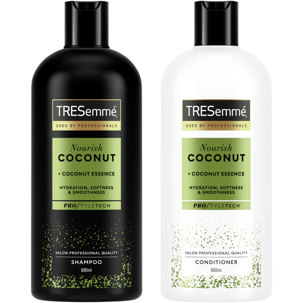 TRESEmme Nourish Coconut Shampoo & Conditioner Twin 2 x 680ml – Justmylook
