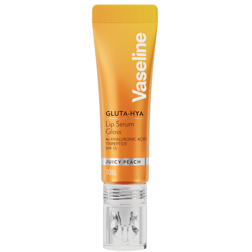 Vaseline Gluta-Hya Lip Serum Gloss Juicy Peach 10ml – Justmylook