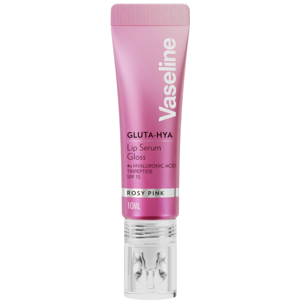 Vaseline Gluta-Hya Lip Serum Gloss Rosy Pink 10ml – Justmylook