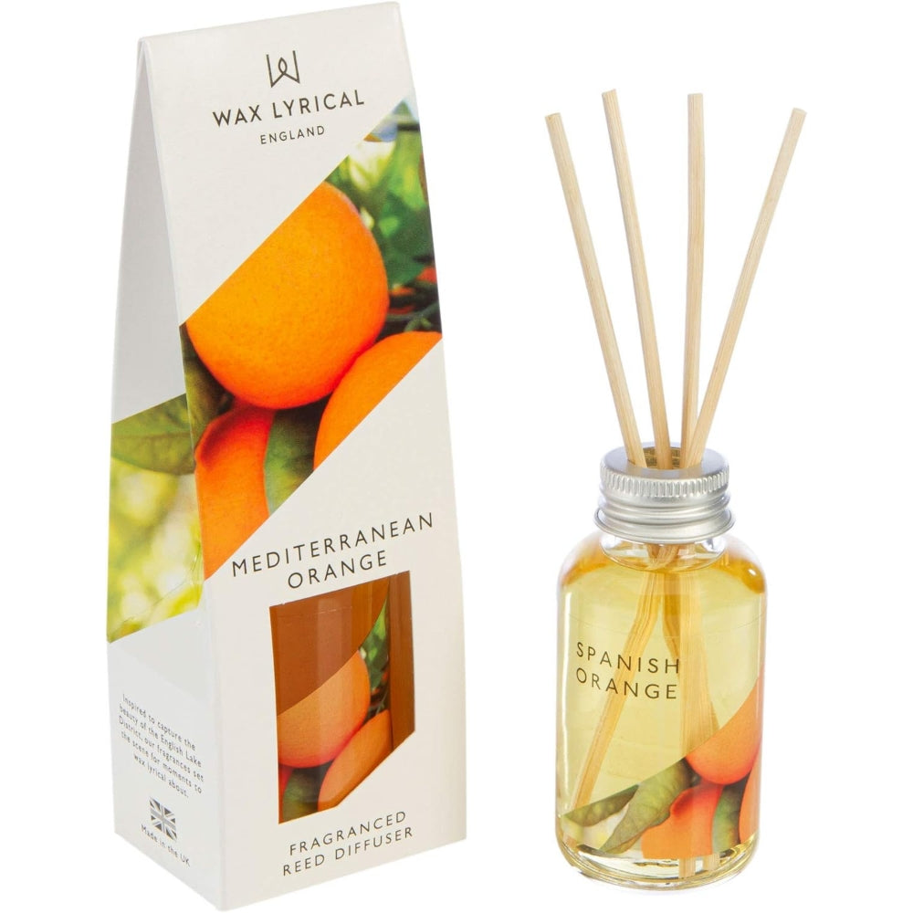 Wax Lyrical Mediterranean Orange Scented Reed Diffuser 100ml – Justmylook