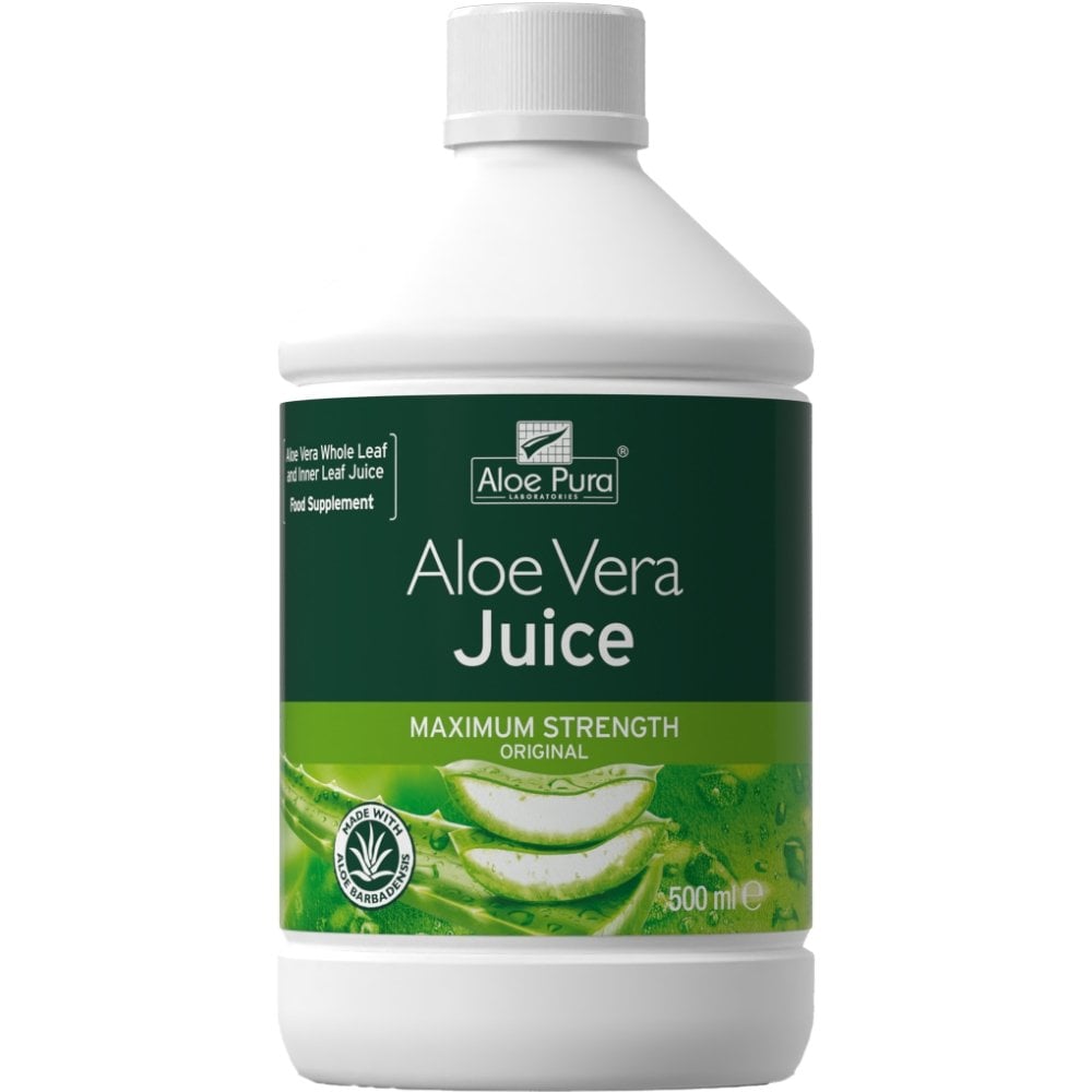 Aloe Pura Bio-Active Maximum Strength Original Aloe Vera Juice 500ml ...