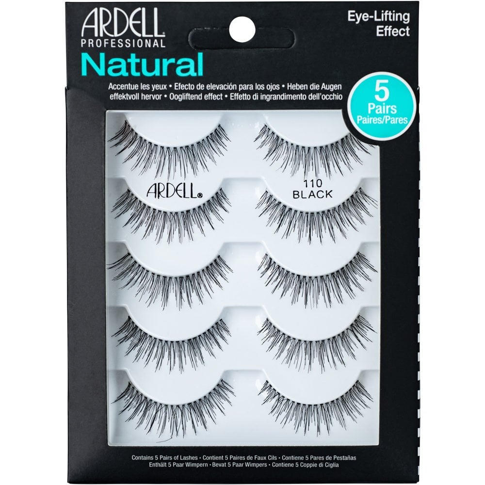 Ardell Professional Multipack Naturals Strip Lashes 110 Black 5 Pairs ...