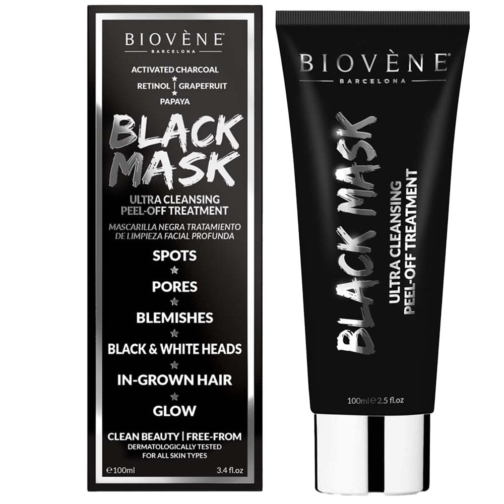 Biovene Black Mask Ultra Cleansing Peel Off Treatment 100ml – Justmylook