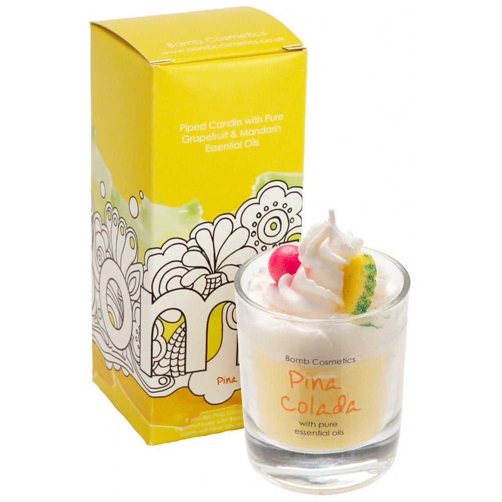 Bomb Cosmetics Pina Colada Piped Candle – Justmylook