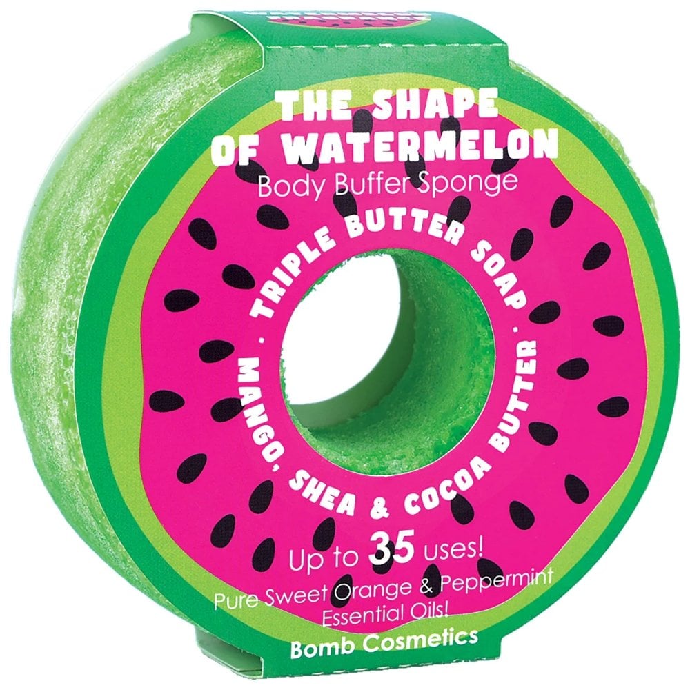 Bomb Cosmetics The Shape Of Watermelon Donut Buffer Soap Sponge ...