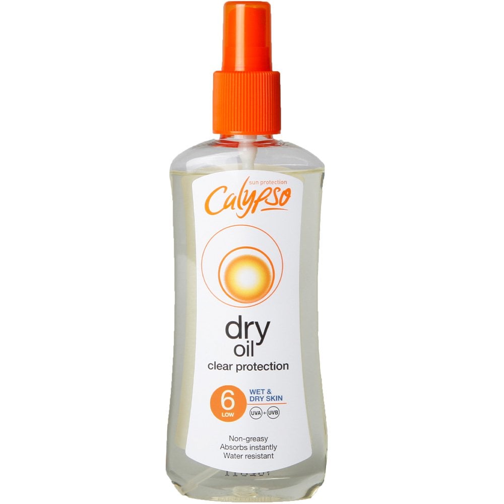 Calypso Clear Protect Dry Oil Spray SPF6 200ml – Justmylook