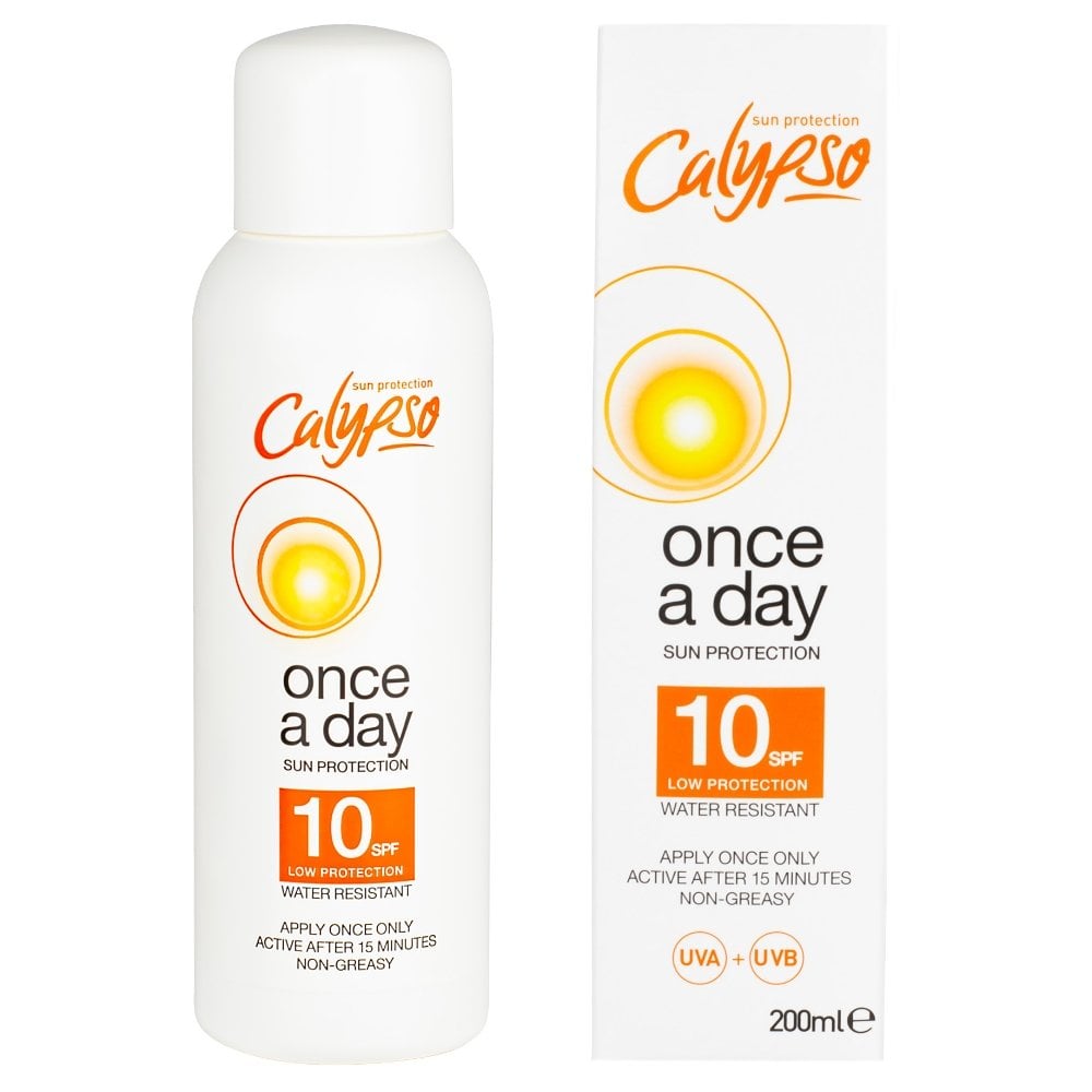 Calypso Once A Day Sun Protection Cream SPF10 200ml – Justmylook