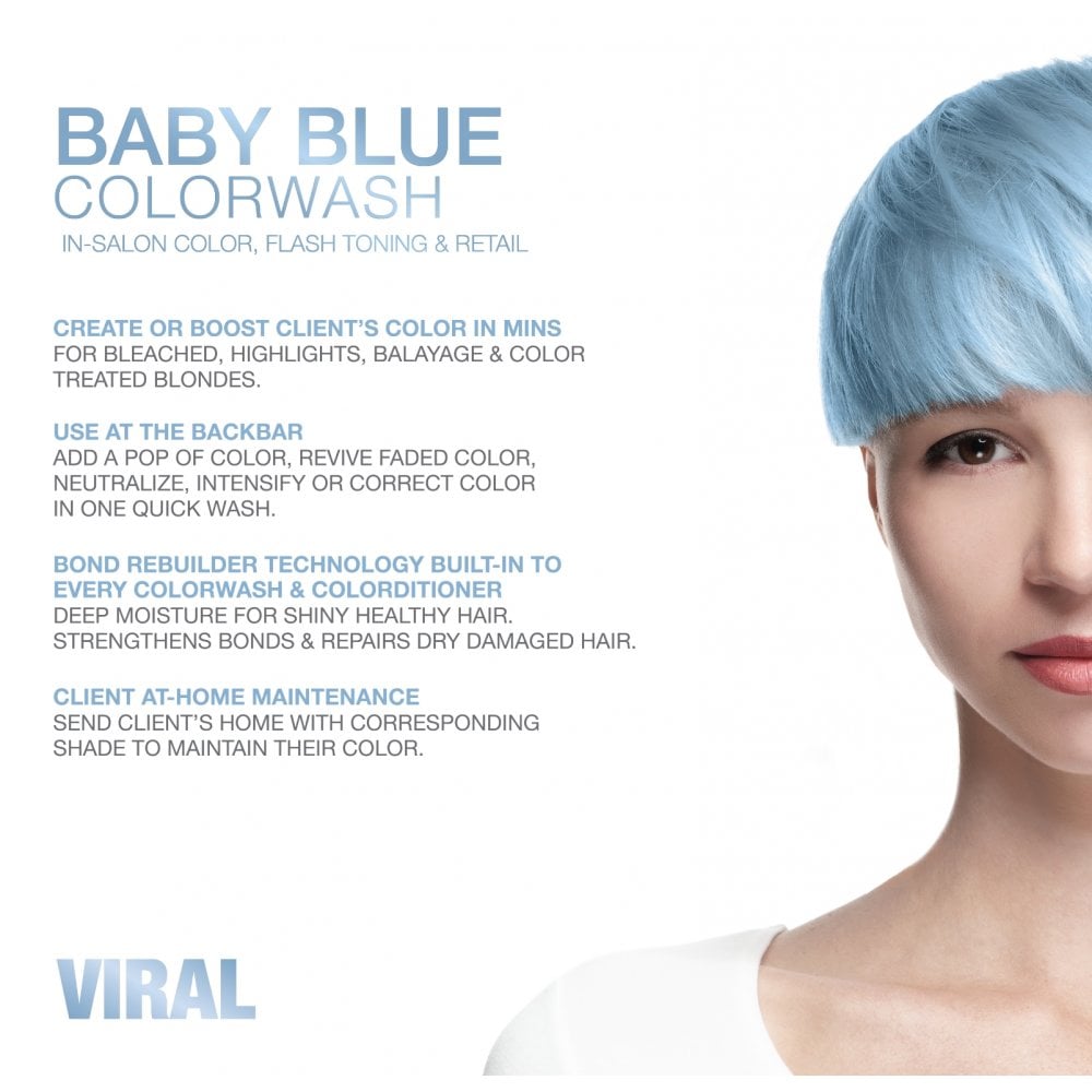 Celeb Luxury Viral Pastel Baby Blue Color Wash 244ml – Justmylook