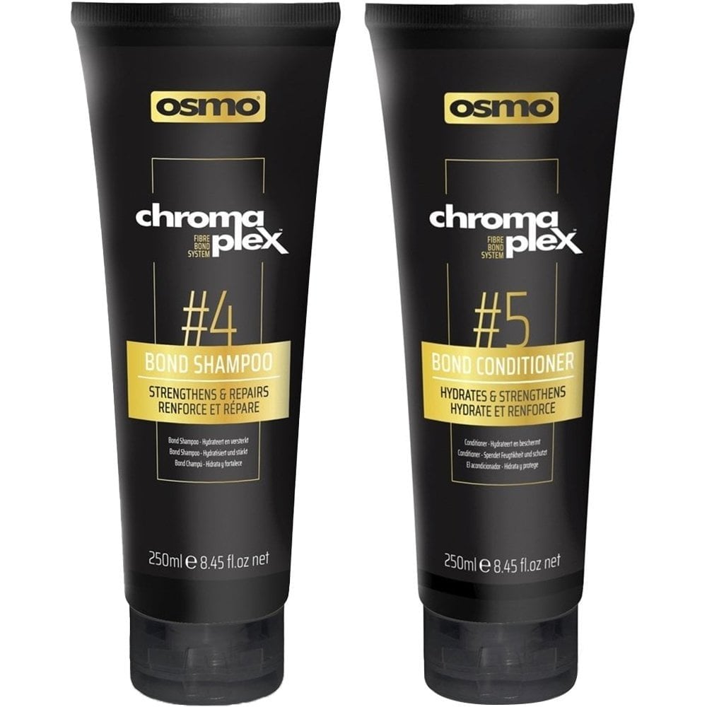 Osmo Chromaplex No. 4 Bond Shampoo & No. 5 Bond Conditioner Twin 2 x 2 ...