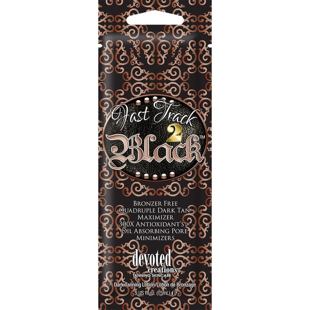 Devoted Creations Fast Track 2 Black Tanning Accelerator Sachet 15ml ...