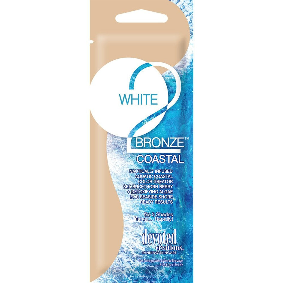 Devoted Creations White2Bronze Coastal Dark Tanning Accelerator Sachet ...