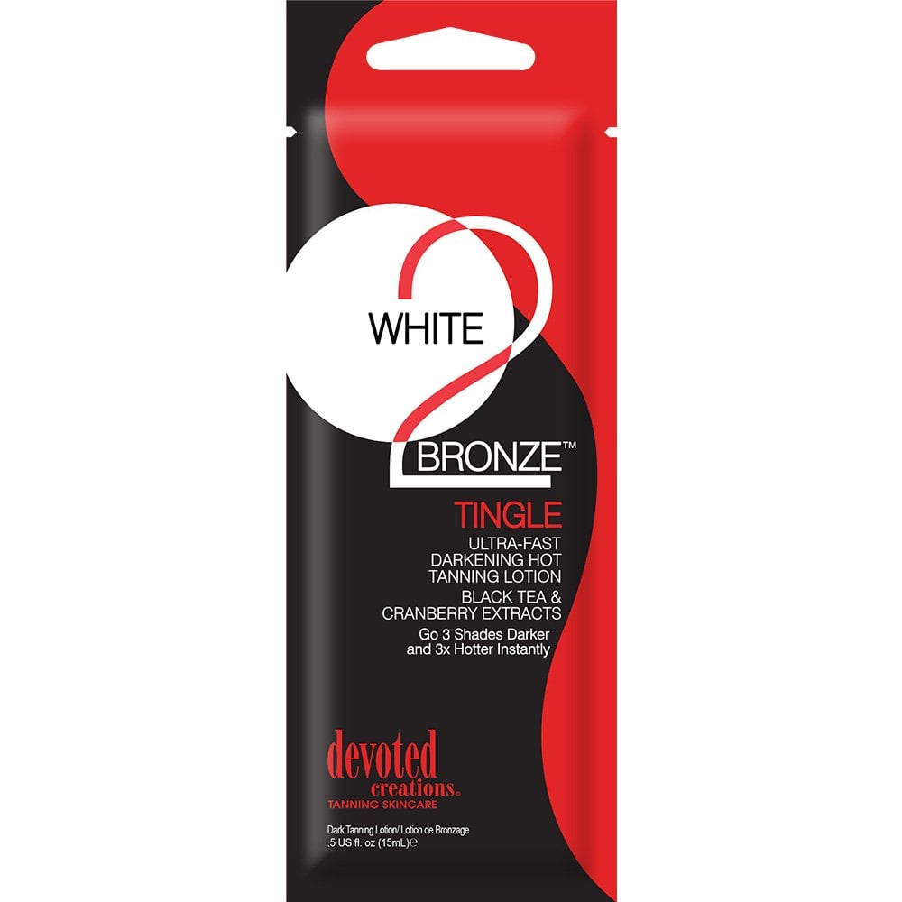 Devoted Creations White2Bronze Tingle Tanning Accelerator Sachet 15ml ...