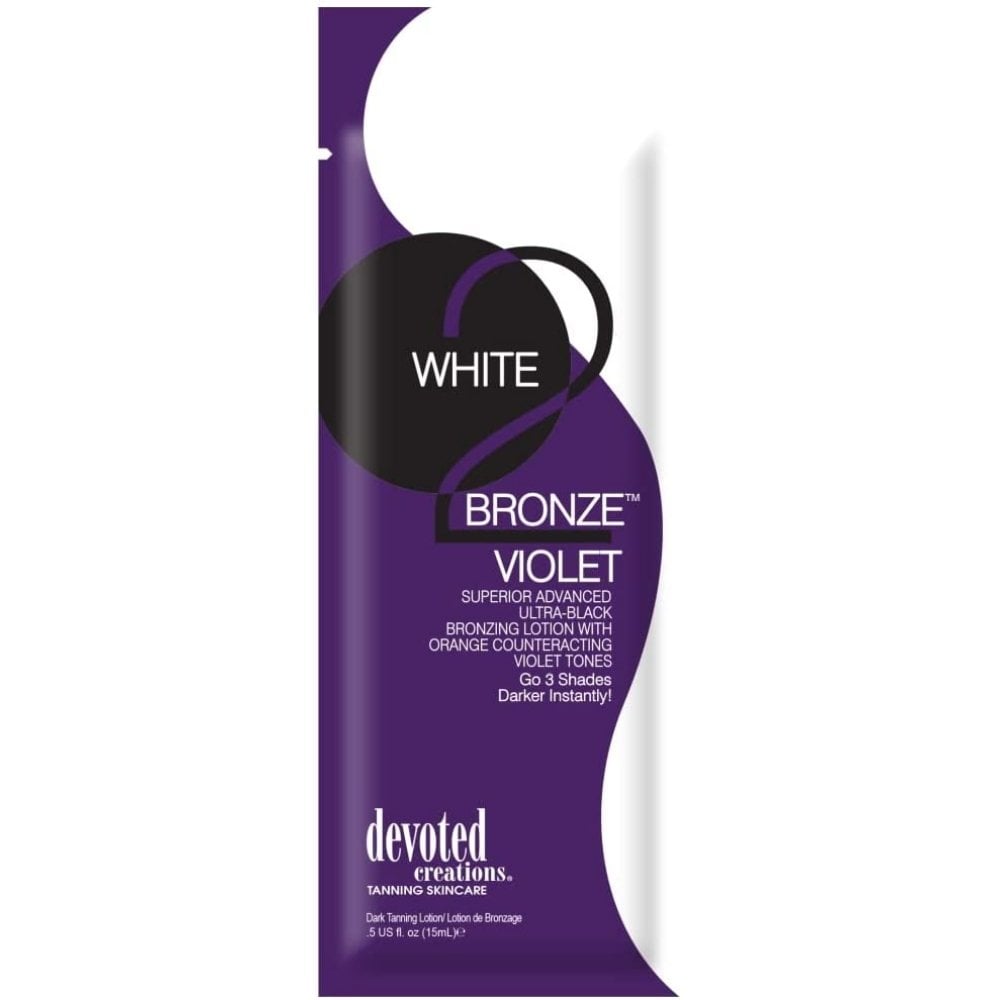 Devoted Creations White2Bronze Violet Tanning Accelerator Sachet 15ml ...