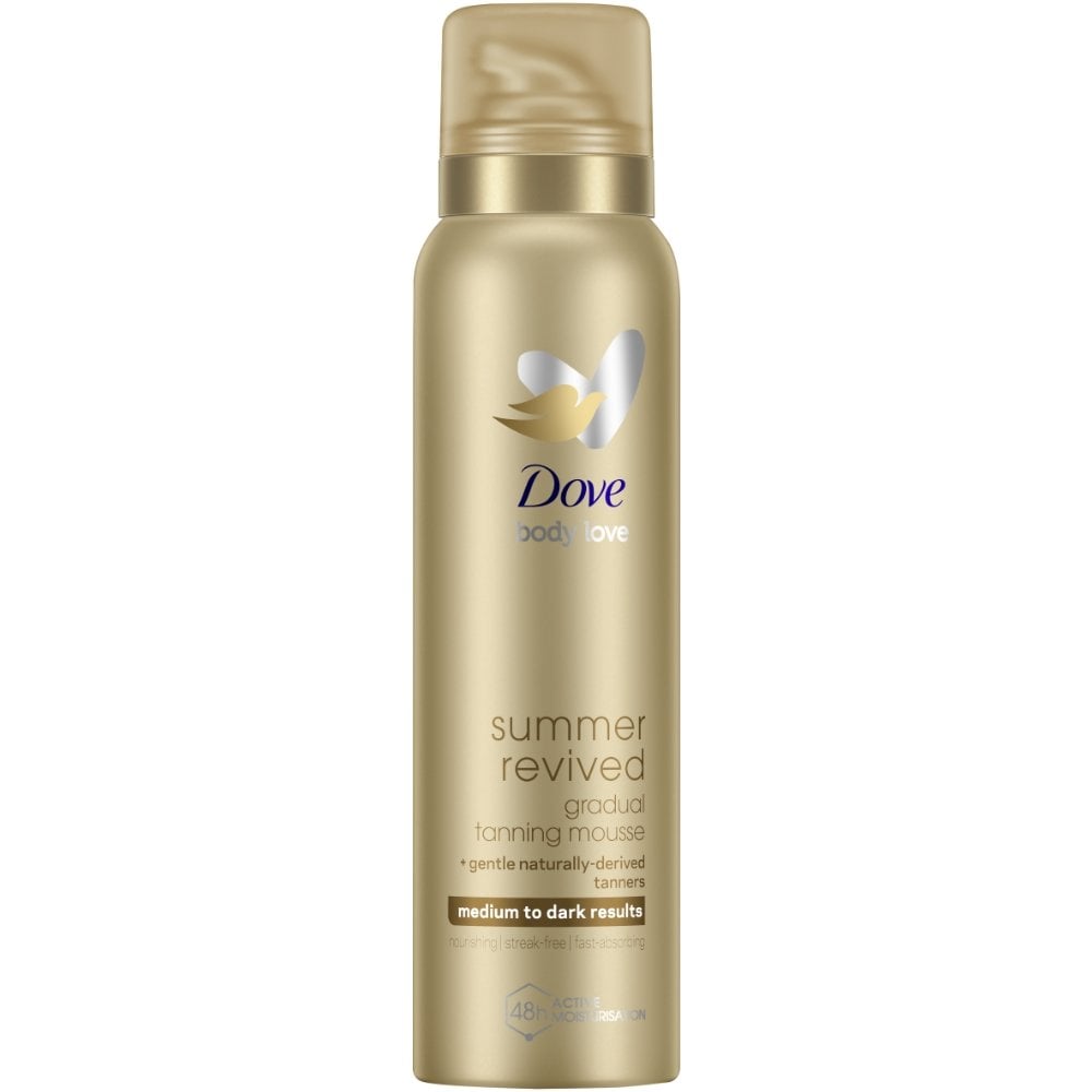 Dove Summer Revived Gradual Self Tanning Body Mousse Medium To Dark 15 ...