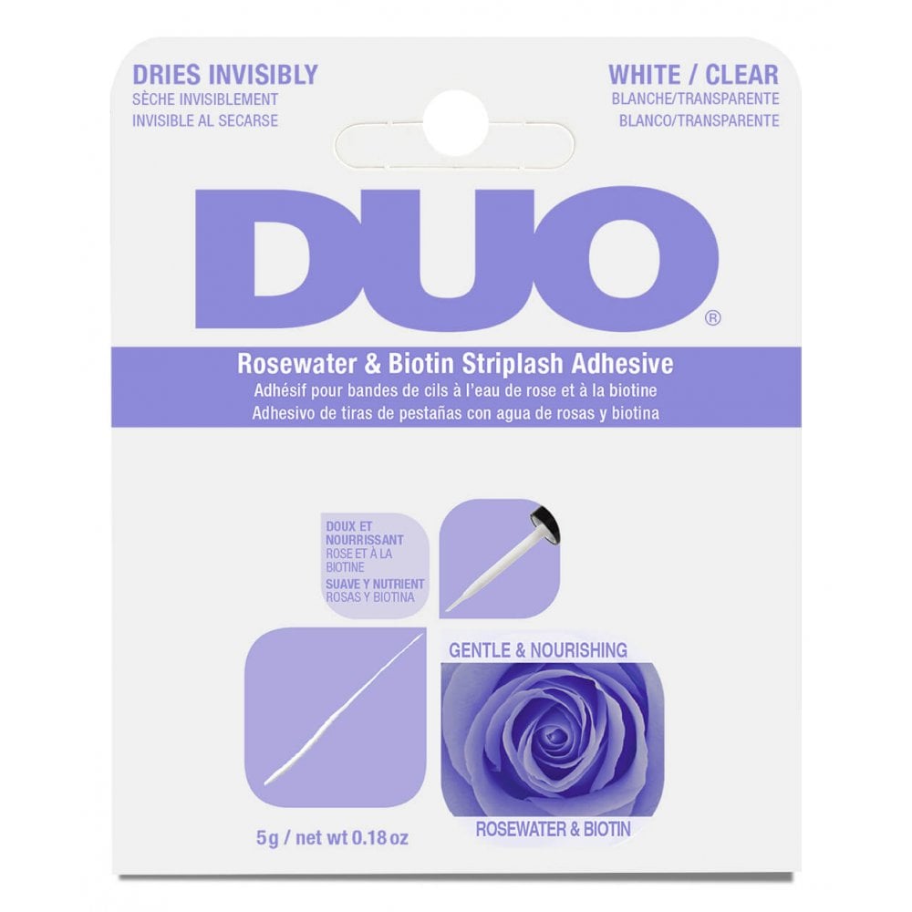 Duo Eyelash Glue Brush On Striplash Adhesive Clear 5g – Justmylook