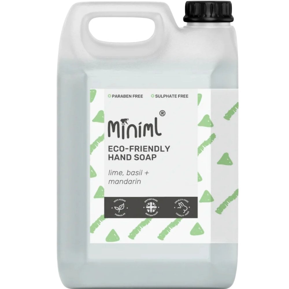 Miniml Eco Friendly Hand Soap Lime, Basil & Mandarin 5000ml – Justmylook