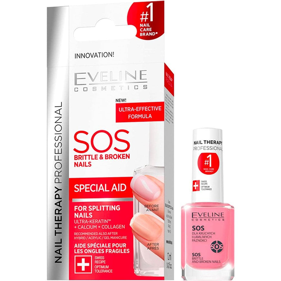 Eveline Cosmetics Nail Therapy Professional SOS Brittle & Broken Nails – Justmylook