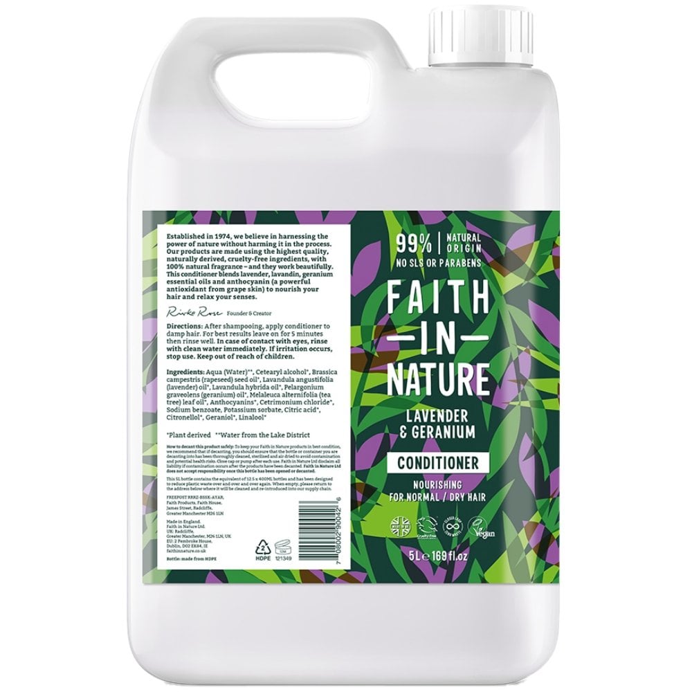 Faith In Nature Lavender & Geranium Conditioner 5000ml – Justmylook