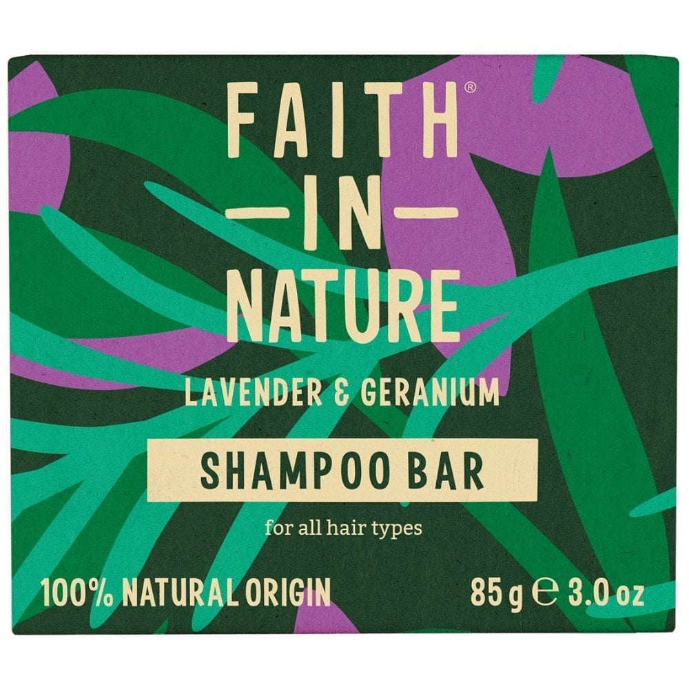 Faith In Nature Lavender & Geranium Shampoo Bar 85g – Justmylook