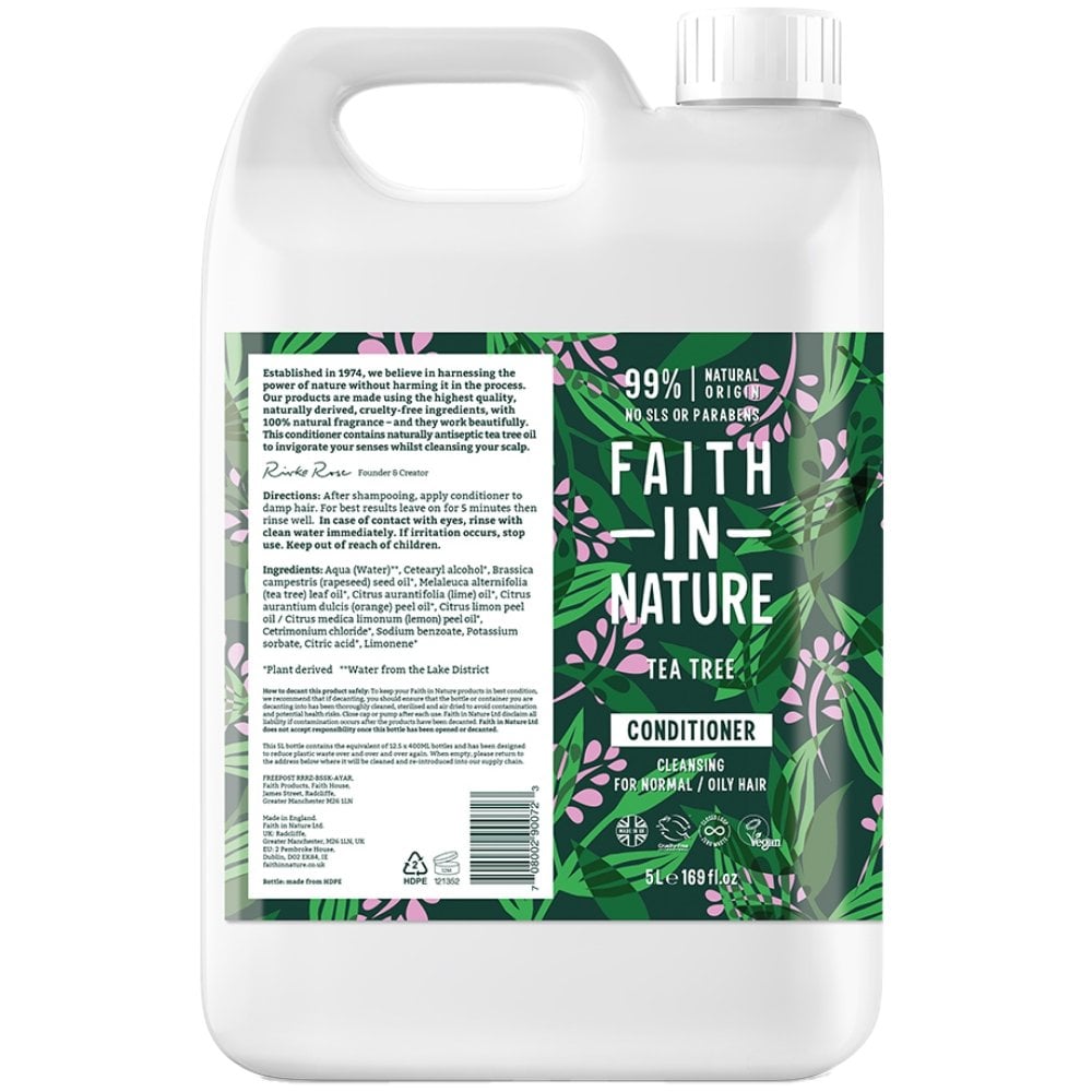 Faith In Nature Tea Tree Conditioner 5000ml – Justmylook