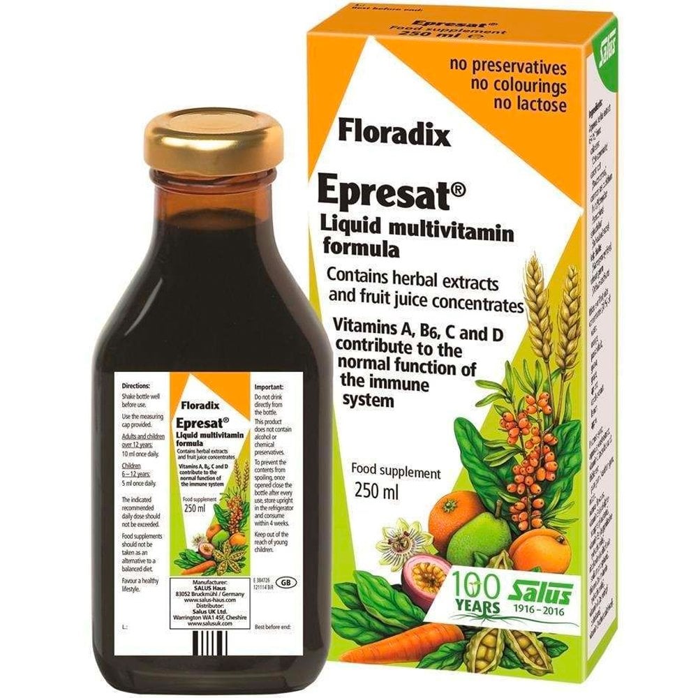 Floradix Epresat Liquid Multivitamin Formula 250ml – Justmylook