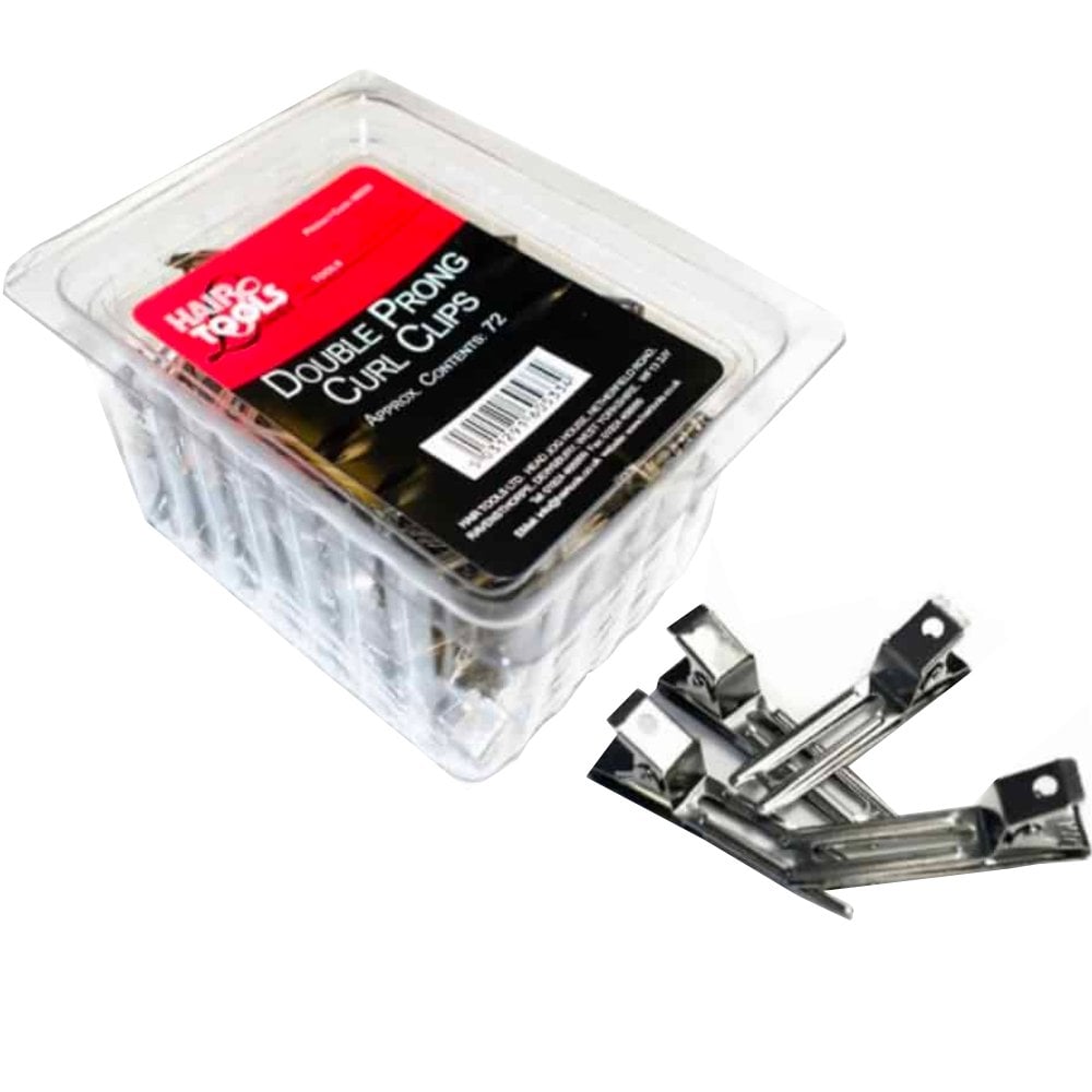 Hair Tools Double Prong Curl Clips x 72 – Justmylook