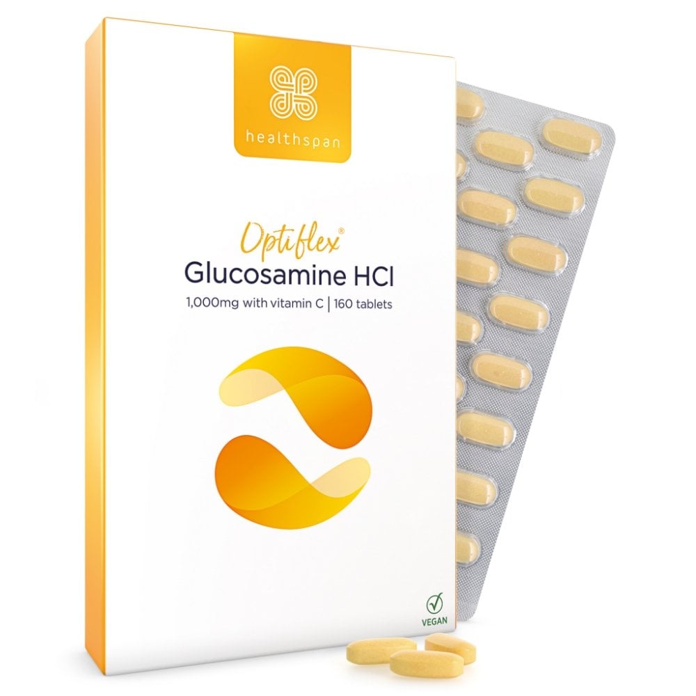 Healthspan Optiflex Glucosamine HCI 1000mg with Vitamin C 160 Tablets ...