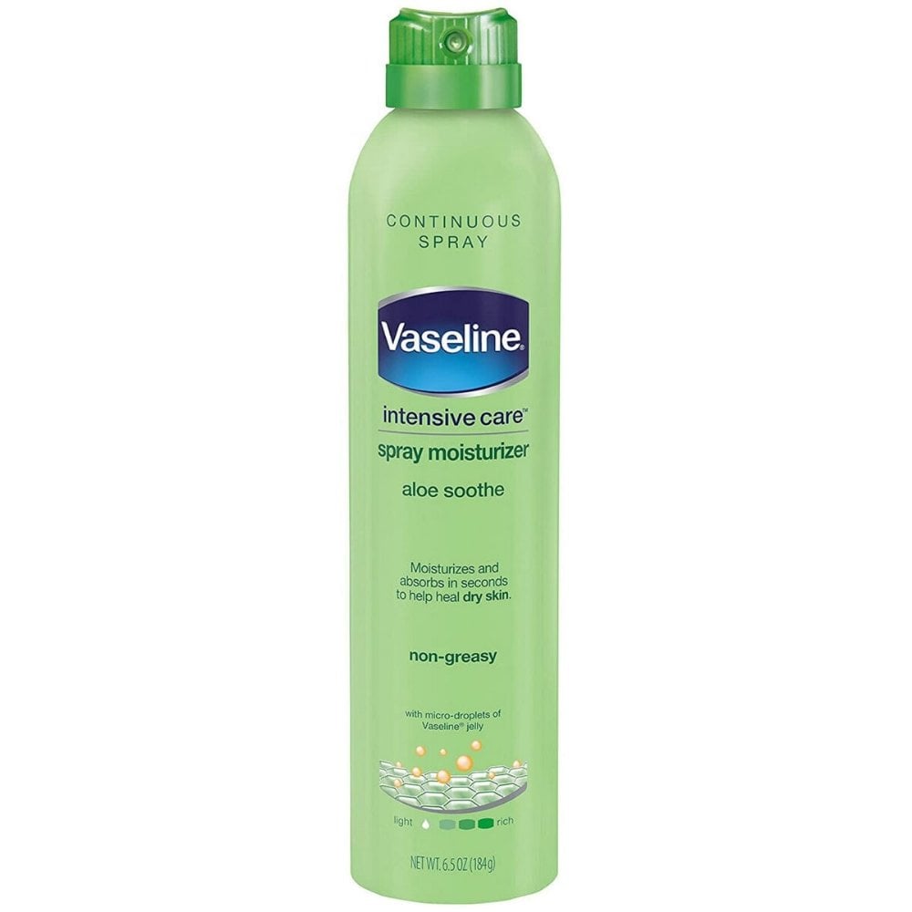 Vaseline Intensive Care Aloe Soothe Continuous Spray Body Lotion 190ml ...