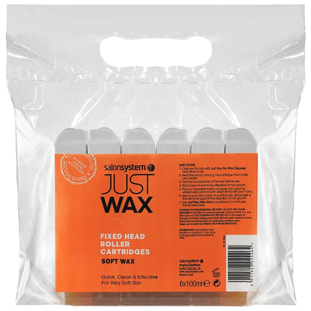 Salon System Just Wax Roller Wax Cartridges 6 x 100ml – Justmylook