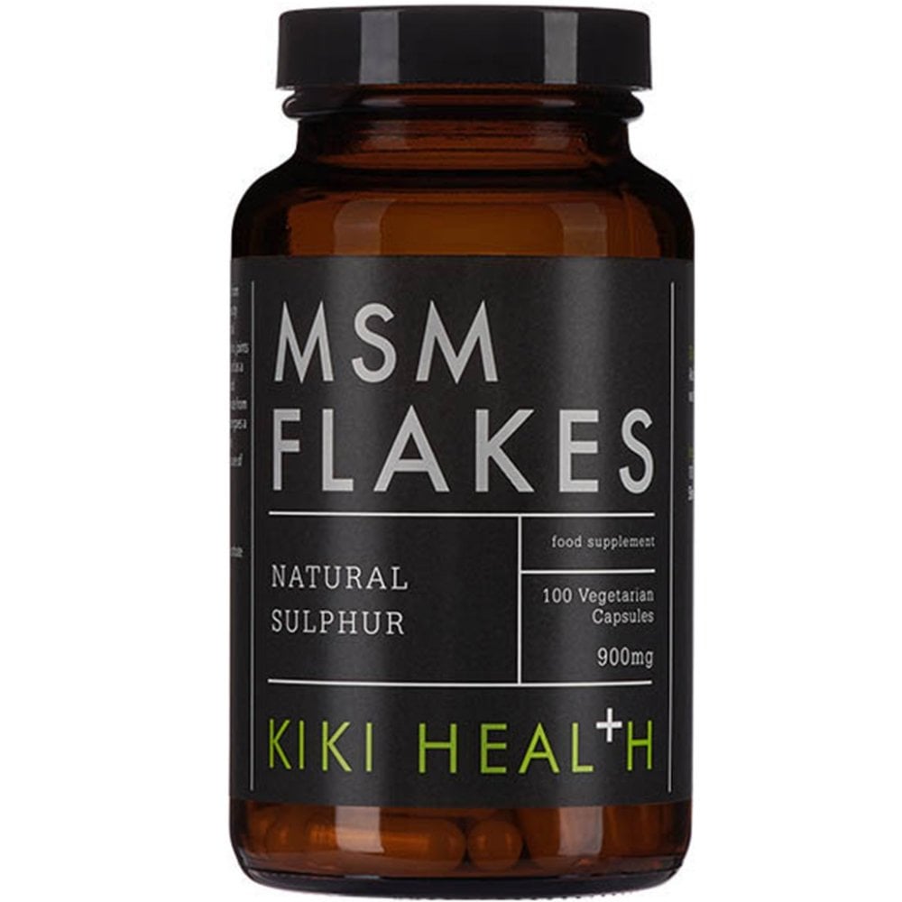 Kiki Health Natural Sulphur MSM Flakes 100 Vegicaps – Justmylook