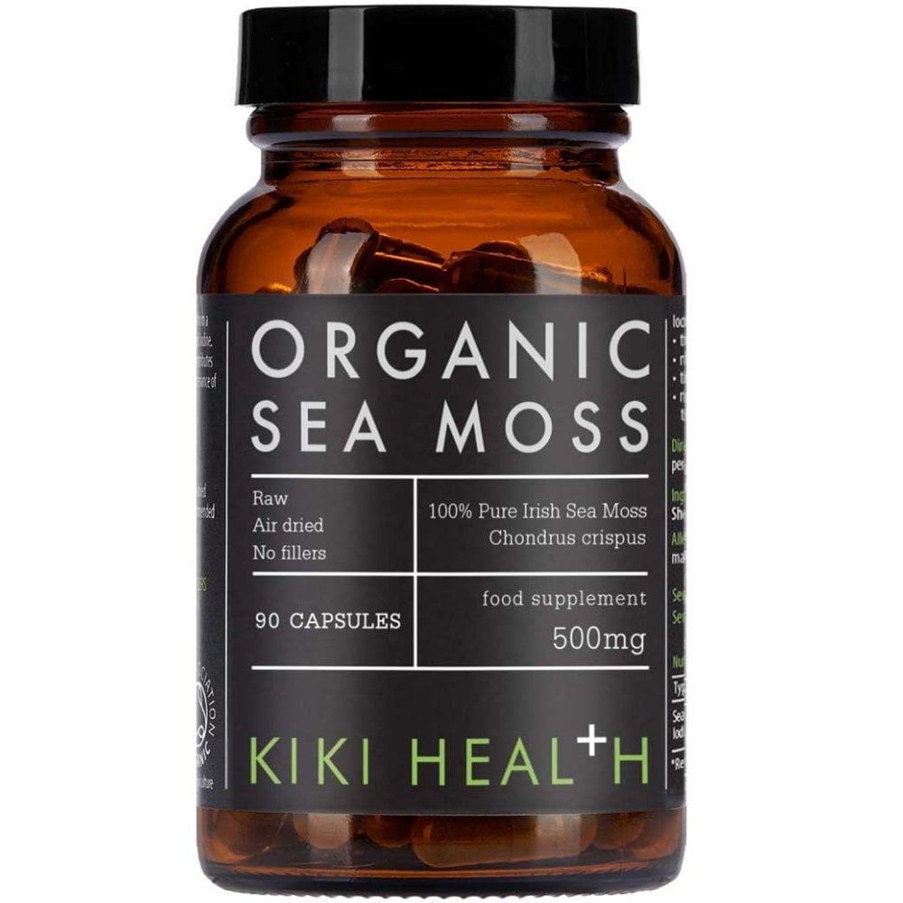 Kiki Health Organic Raw Irish Sea Moss Chondrus Crispus 500mg Food Sup ...