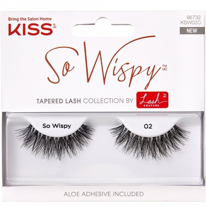 Kiss Strip Lashes 02 So Wispy Black – Justmylook