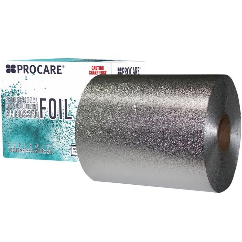 Procare Lite Silver Embossed Hair Foil 127mm x 100mtr – Justmylook