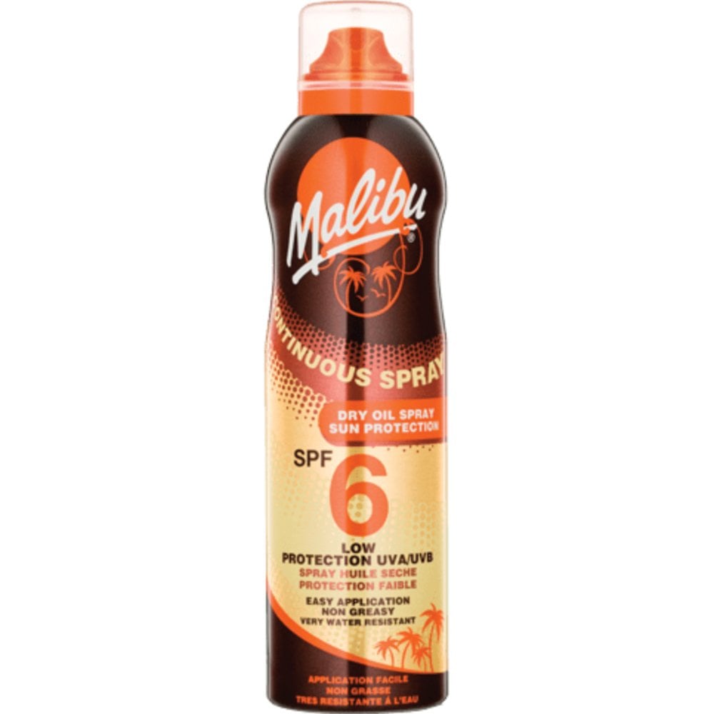 Malibu Continuous Dry Oil Spray SPF6 175ml – Justmylook