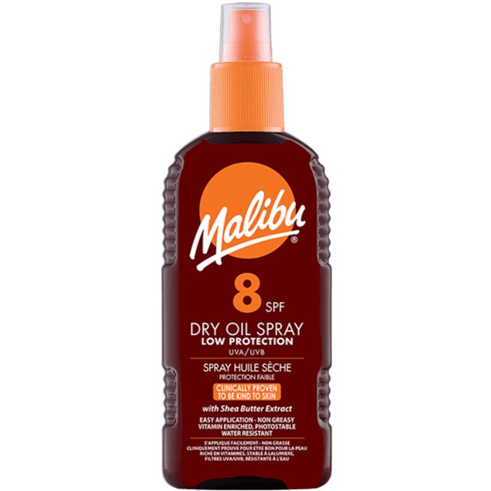 Malibu Dry Oil Spray SPF8 200ml – Justmylook