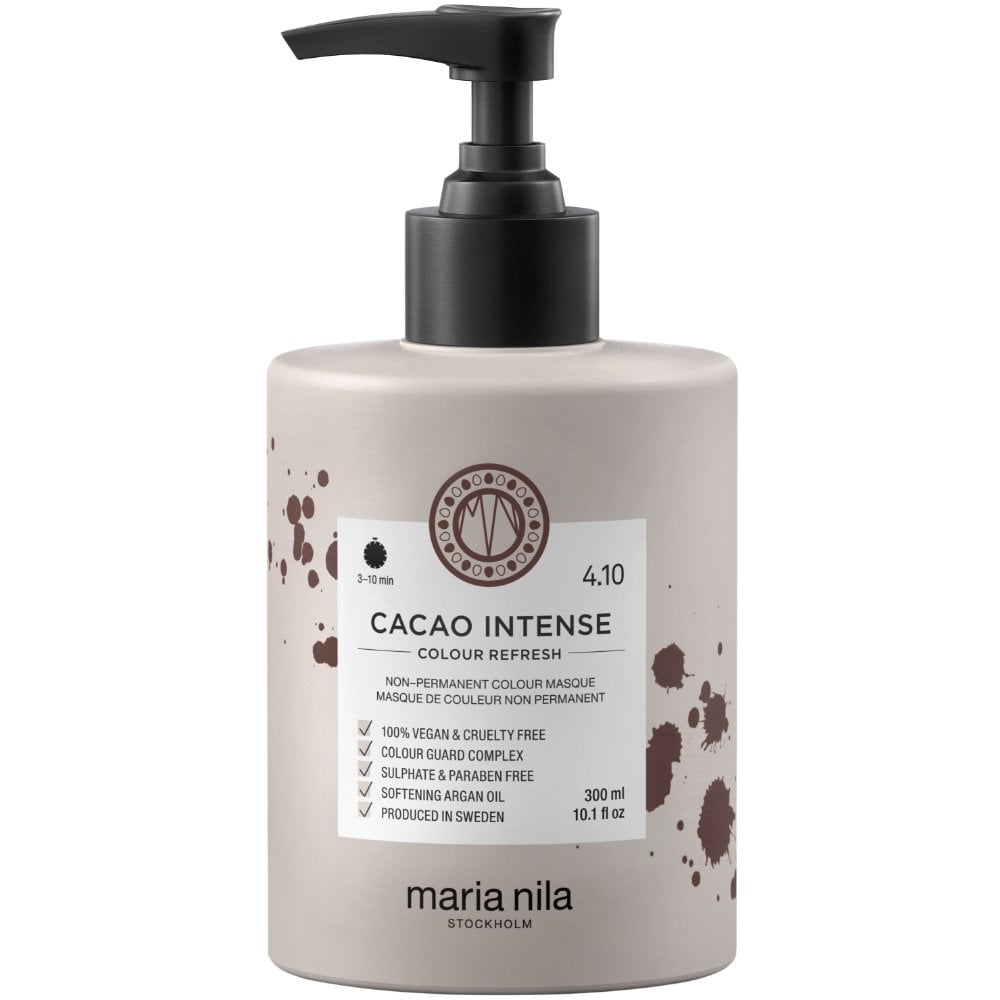 Maria Nila Colour Refresh Non-Permanent Colour Mask Cacao Intense 300m ...