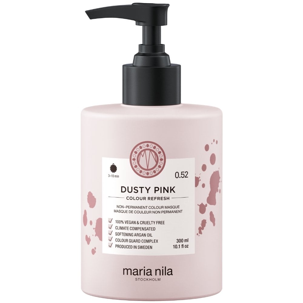 Maria Nila Colour Refresh Non-Permanent Colour Mask Dusty Pink 300ml ...